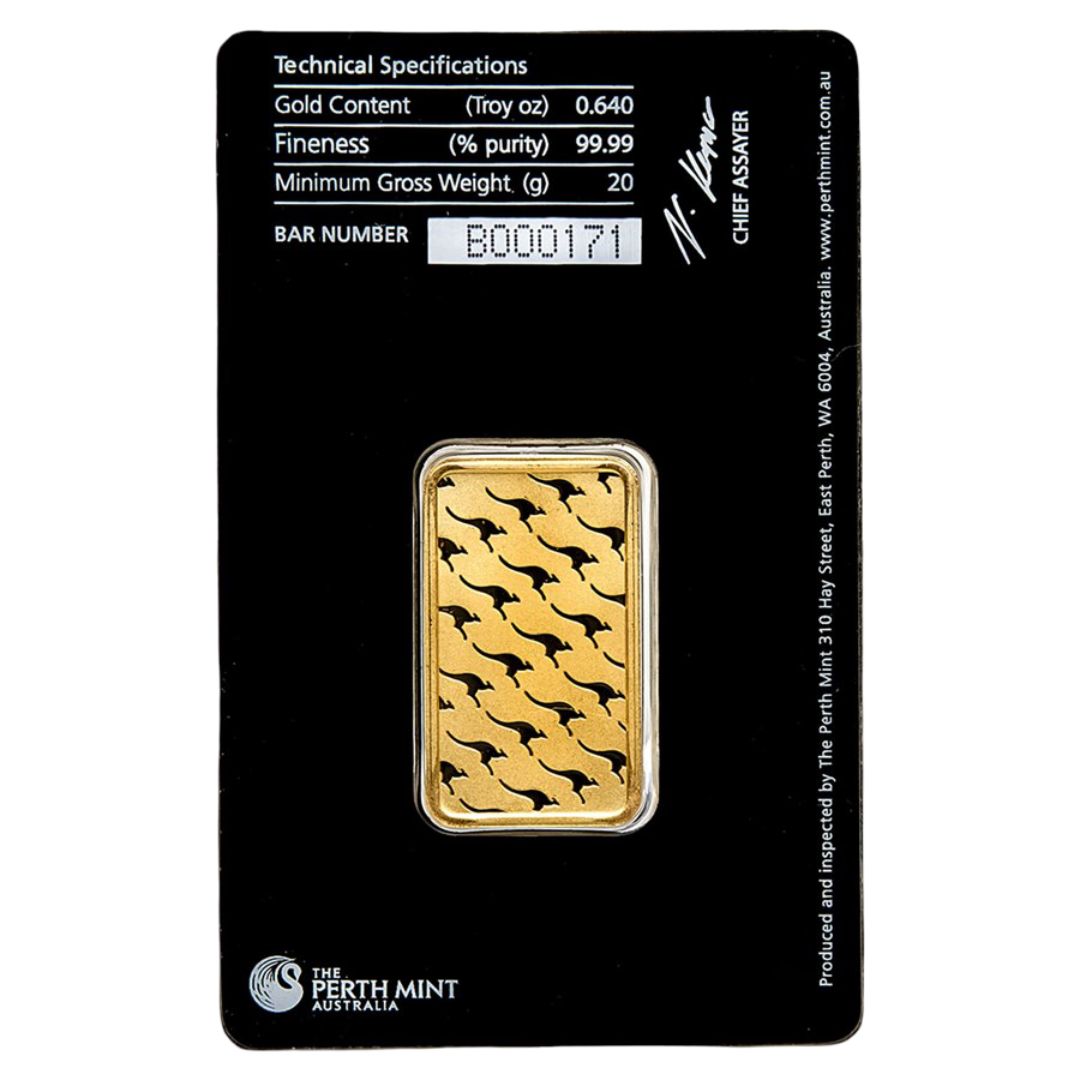 20 g Gold Bar – The Perth Mint (In Assay Card)